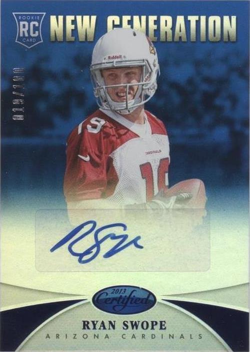 2013 Panini Certified - New Generation Ryan Swope #280 Mirror Blue ...
