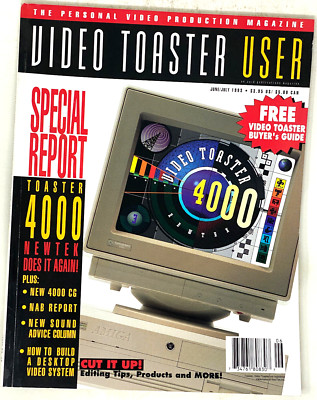 Video Toaster User - June/July 1993 - Special Report: Toaster 4000 | eBay
