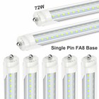 8FT LED Tube Light 45W 50W 72W 6500K T8 Single Pin 8 Foot LED Shop ...