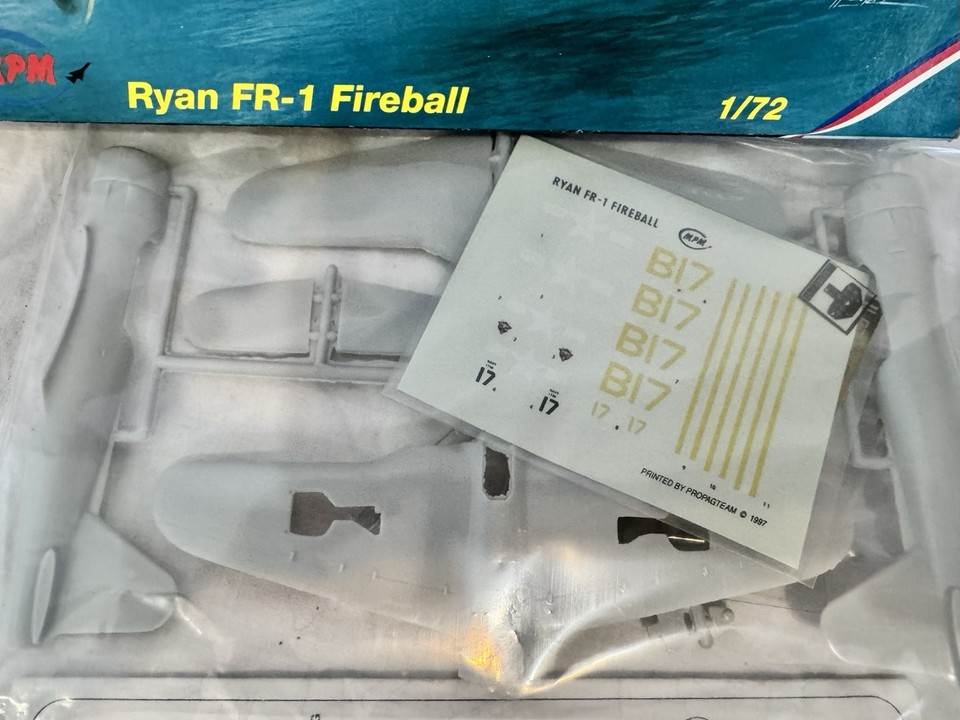 MPM Ryan FR-1 Fireball 1/72 Scale Aircraft Model Kit w Decals ...