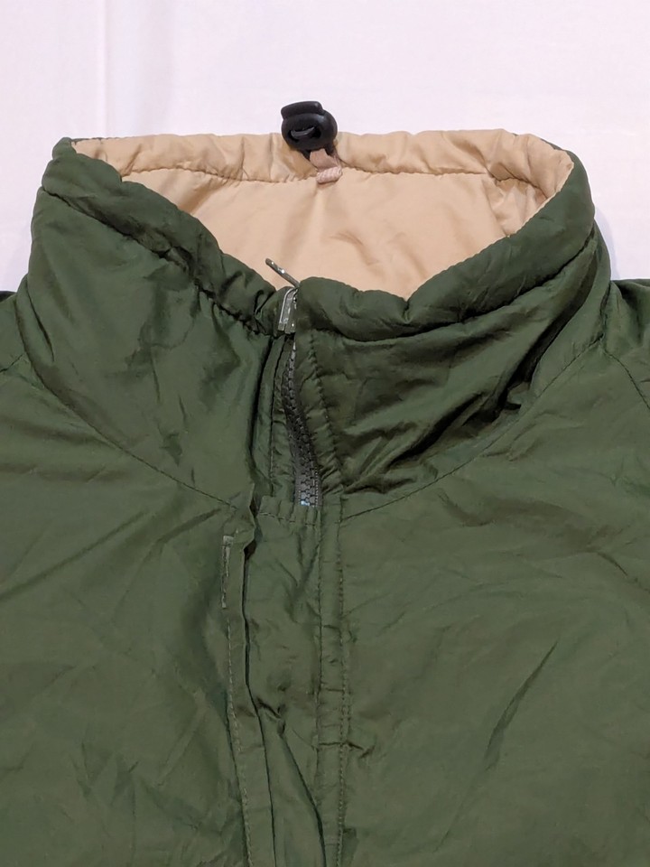 British Army Thermal Softie Jacket Reversible Olive Green / Sand | eBay