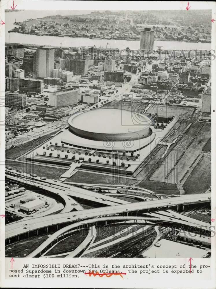 Superdome Construction Superdome, Super Roof: Iconic Mercedes Benz