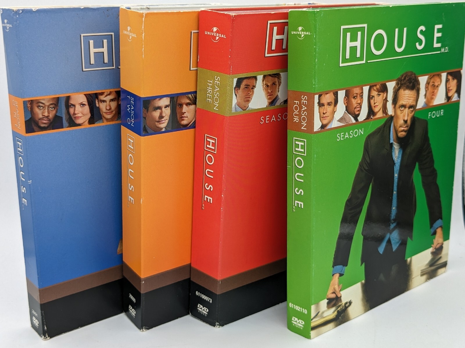 House MD Season 1 / 2 / 3 / 4 Medical Mystery TV Show 18 DVD Set USED ...