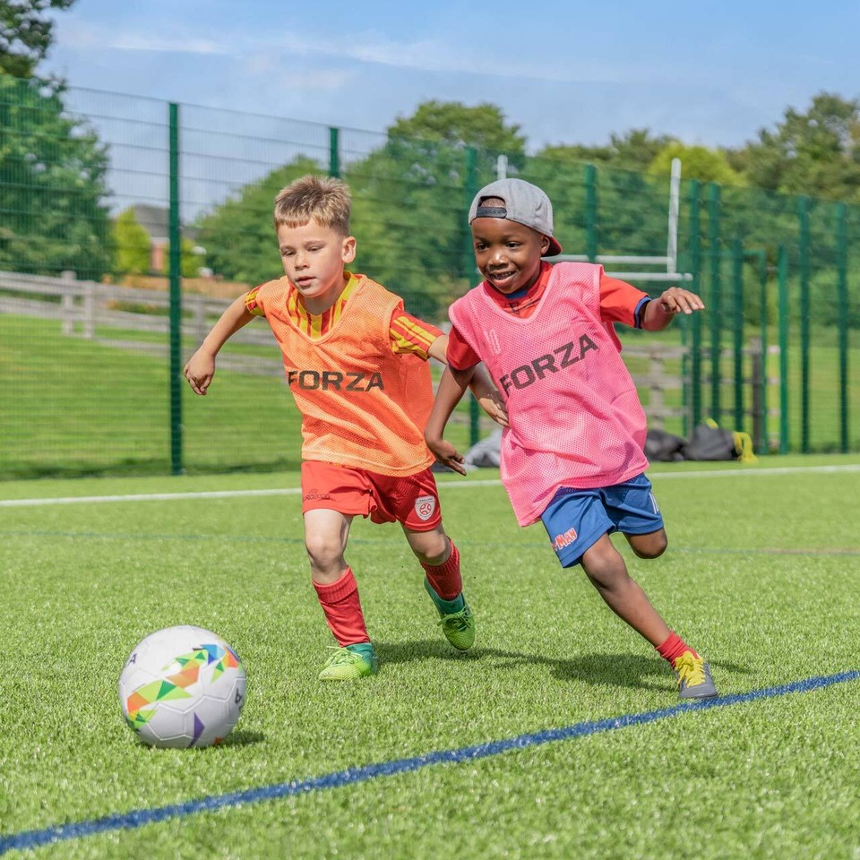 FORZA Football Bibs - THE ULTIMATE PRO TRAINING BIBS (All Sizes and ...