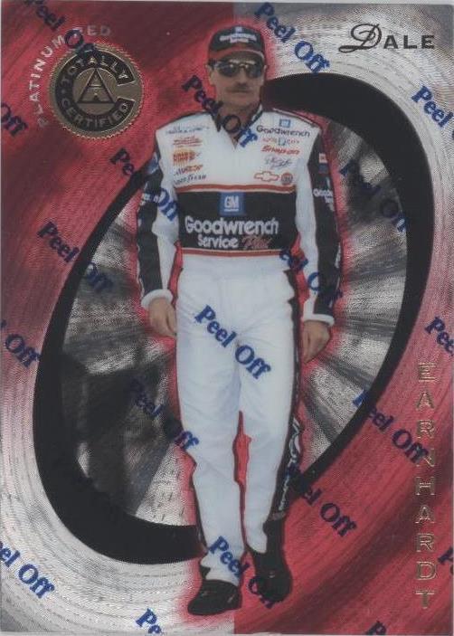1997 Pinnacle Totally Certified - Dale Earnhardt #3 Platinum Red /2999 ...