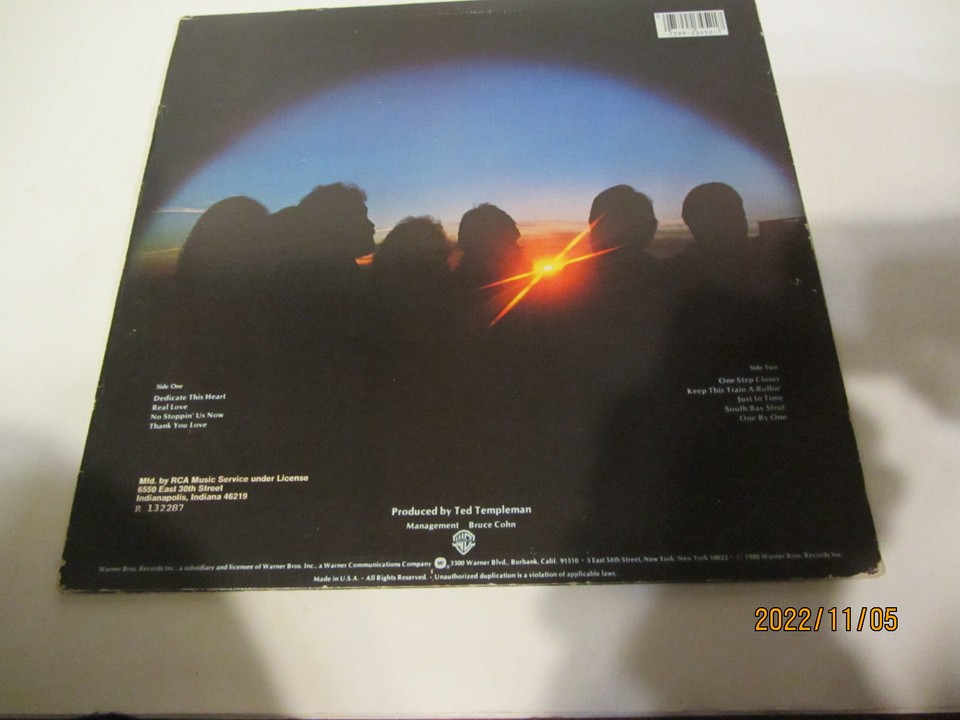 The Doobie Brothers-One Step Closer-LP-OG Sleeve-inner lyrics Warner ...