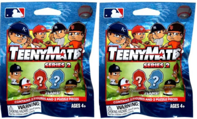 TEENYMATES MLB SERIES 2 BASEBALL MINI FIGURES LOT OF 2 BLIND BAGS NEW ...