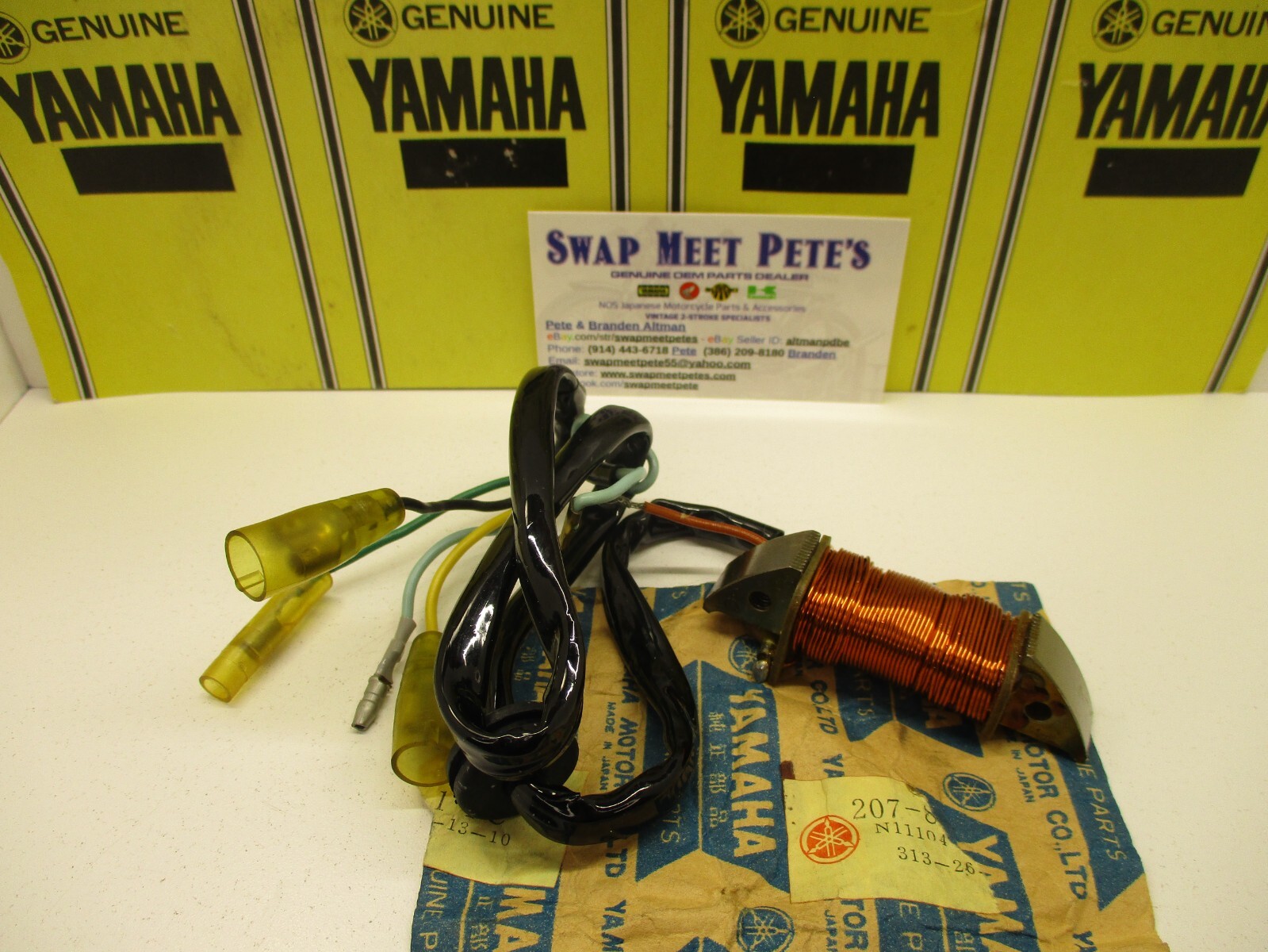 Vintage Yamaha FS1 FS1E FS1P FS1PDX YG5T NOS OEM Lighting Coil 1 # 207 ...