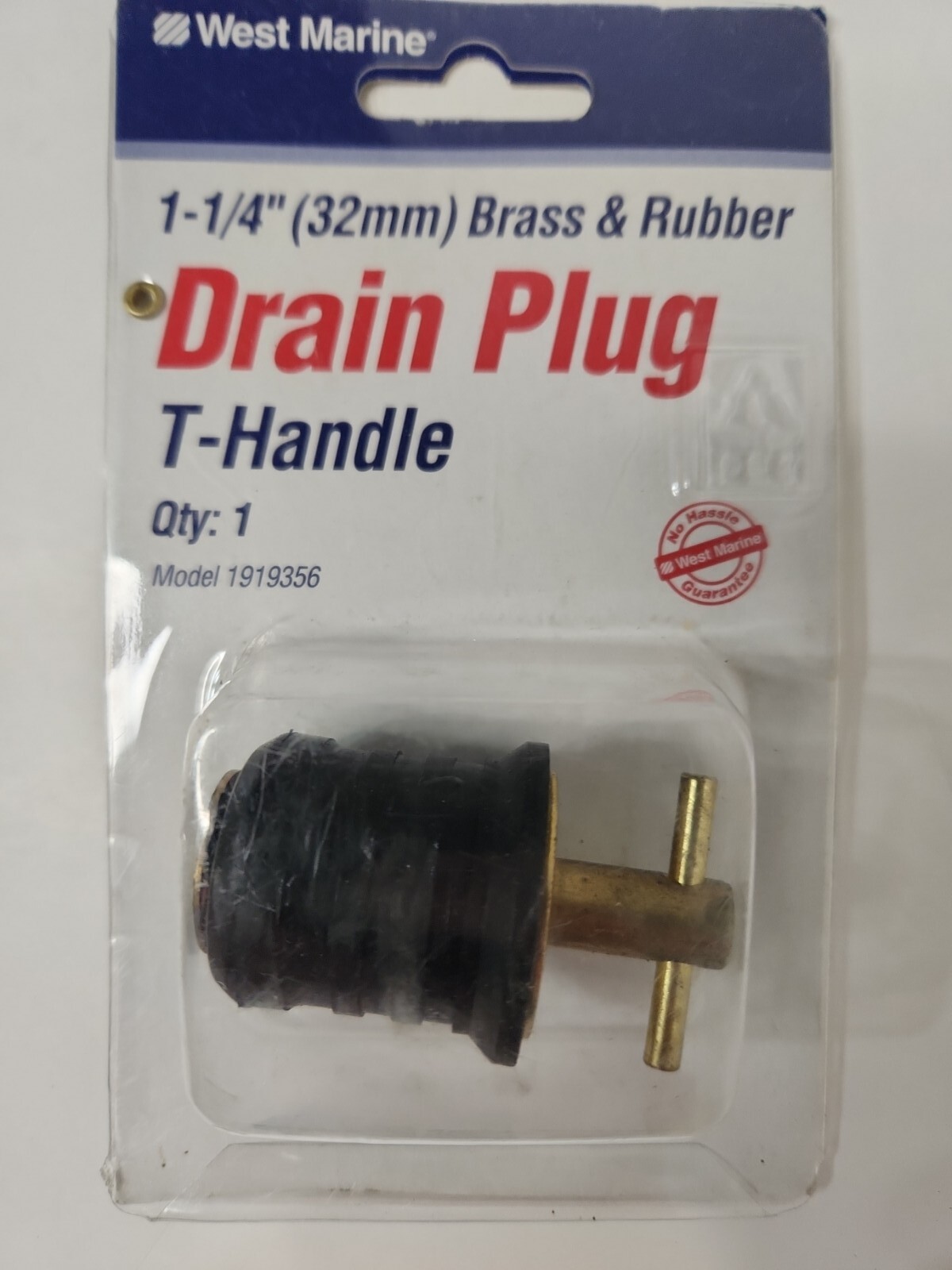 T-Handle Screw in Drain Plug. Hull/ Livewell/ Bilge for 1¼″ (32mm) Brass Rubber | eBay