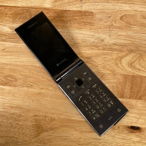 SoftBank 740SC Black 2MP Camera 2.6" TFT Color Display Slim Flip Cell ...