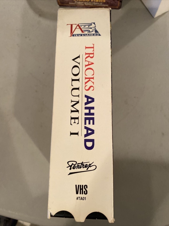 TRACKS AHEAD VOLUME 1, PENTREX COLOR RR SET OF 2 NEW VHS SEALED TAPES ...