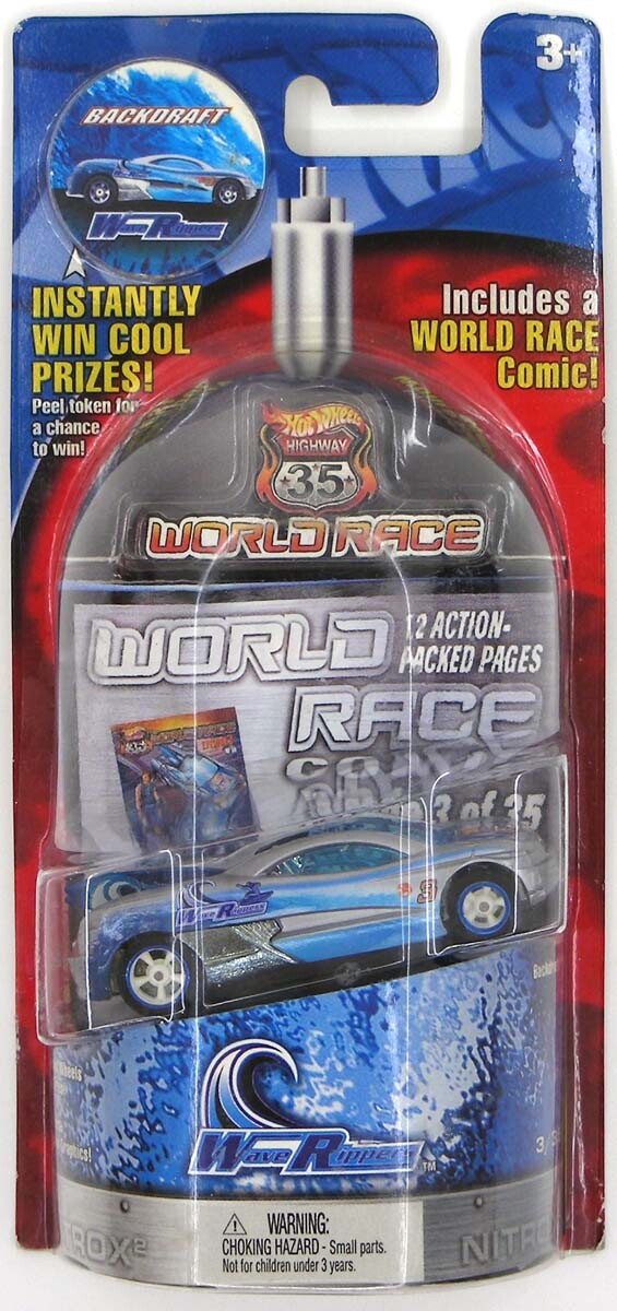 Highway 35 World Race Backdraft Wave Rippers #3 of 35 Comic Hot Wheels ...