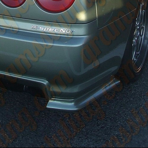 Nismo Z-tune Style Rear Bumper Spats Extensions for Nissan Skyline R34 ...