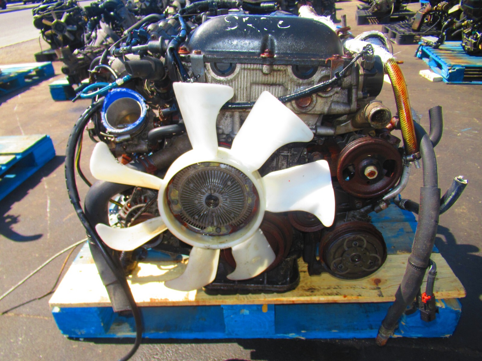 JDM NISSAN SR20DET S13 ENGINE SR20 BLACKTOP MOTOR 240SX S13 HKS TURBO 2 ...