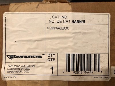 Edwards CAT 6ANN/B NEW IN BOX! | eBay
