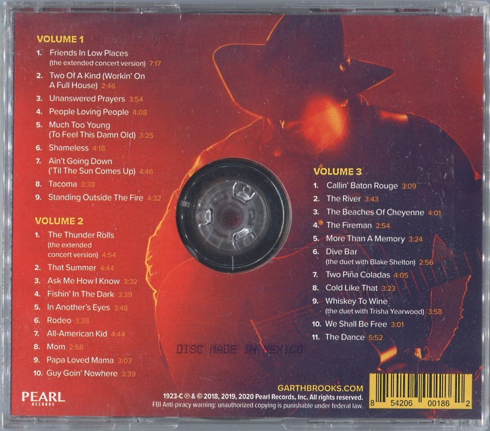The Barn Cover---- GARTH BROOKS Triple Live DELUXE 3-CD All American ...