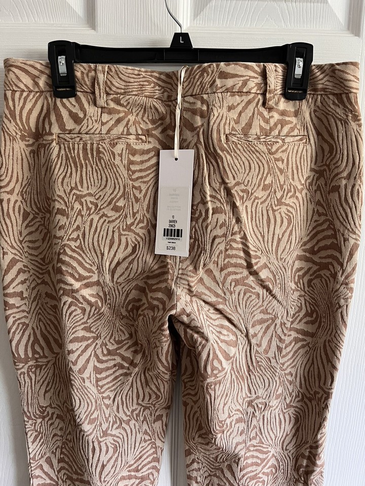 BNWTS Etcetera Pants Beige Pants Size 10 STRAIGHT LEG TEXTURED | eBay