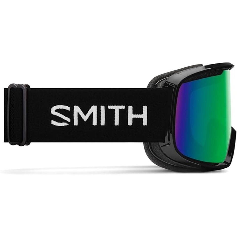 NWT Smith Unisex Frontier Snow Goggles - Black/Green Sol-x Mirror | eBay