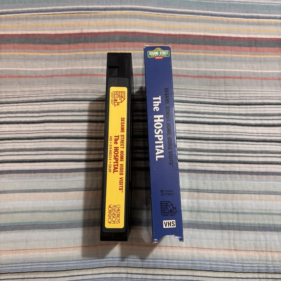 Rare Sesame Street visits the Hospital VHS Tape Big Bird 1990 | eBay