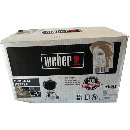 Weber Original Kettle Charcoal Grill Black 22" Model 741001 $149 *Local ...