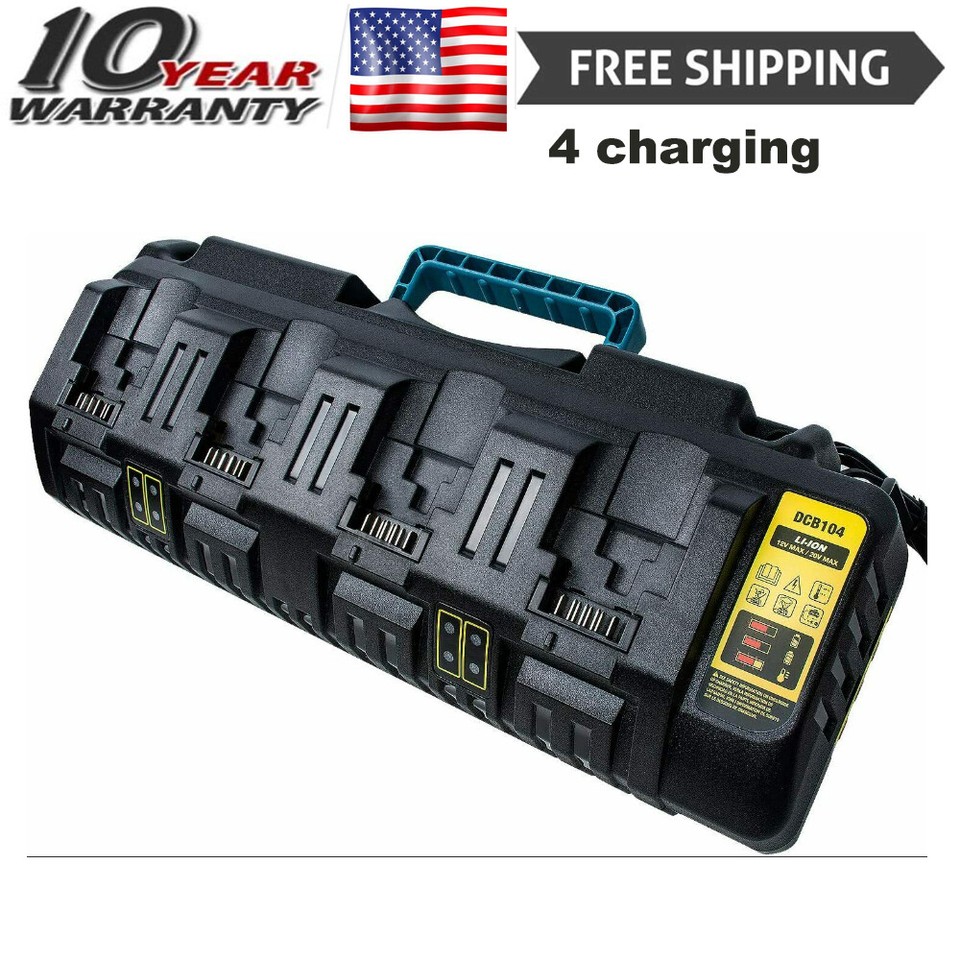 for DEWALT DCB104 DCB102 DCB118 DCB112 Lithium-Ion 12v 20v Battery ...