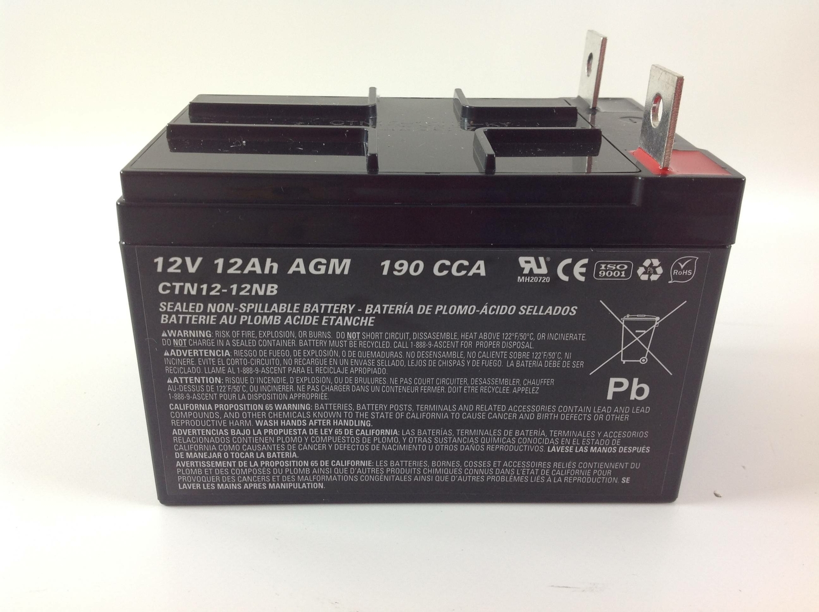 Kit Batterie Start Aufsitzmäher Rasenmäher Snapper 12V 12AH ZS7600188YP ...