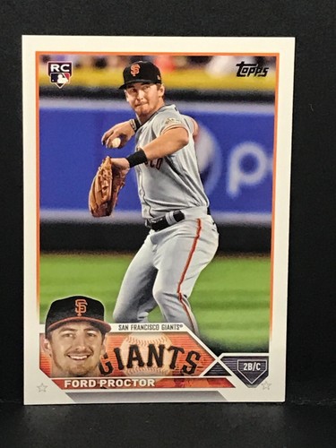 2023 Topps Ford Proctor RC San Francisco Giants Rookie #472 | eBay