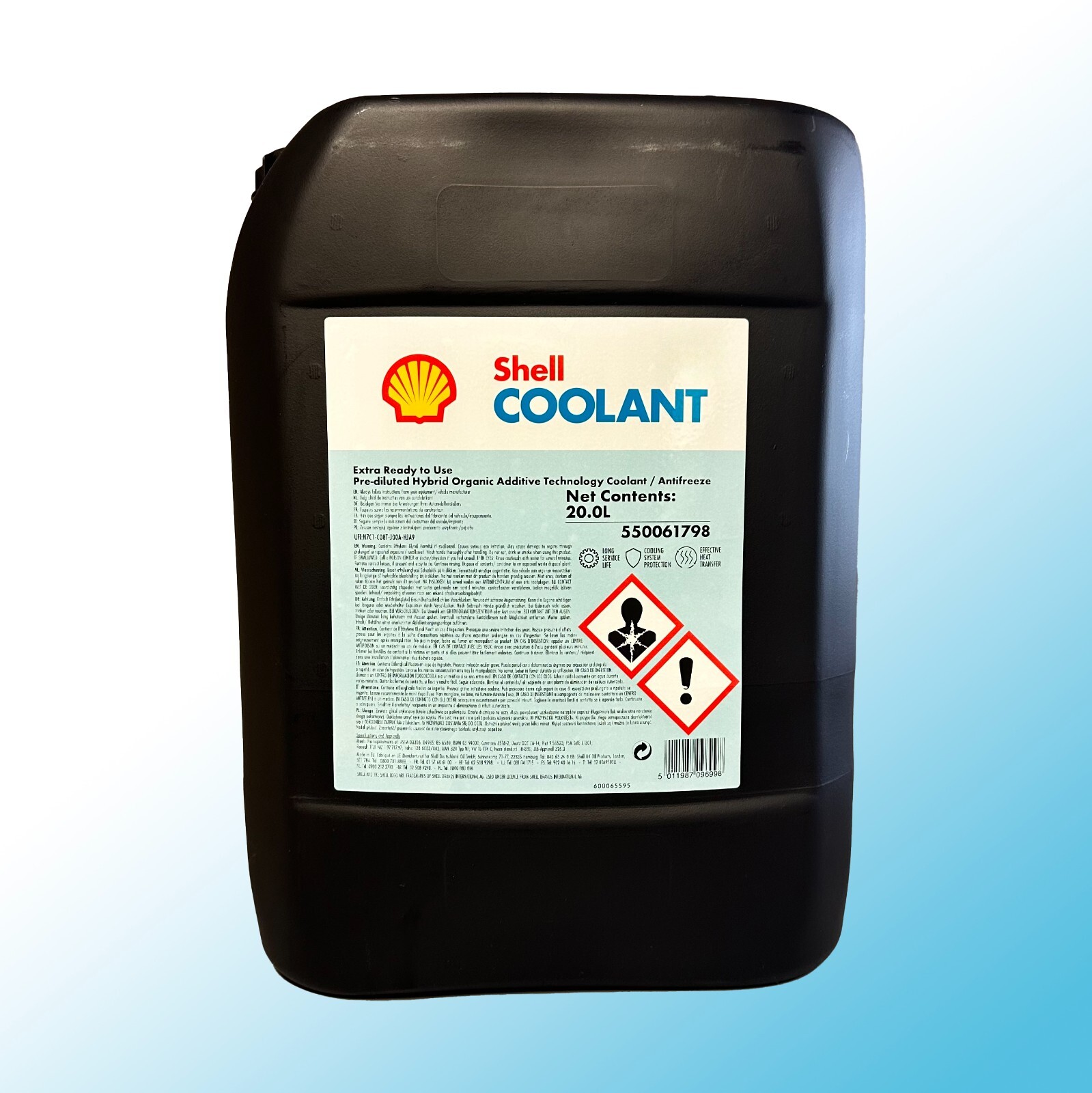 Shell Blue Antifreeze Concentrate & Summer Coolant -37ºC Longlife 20 ...