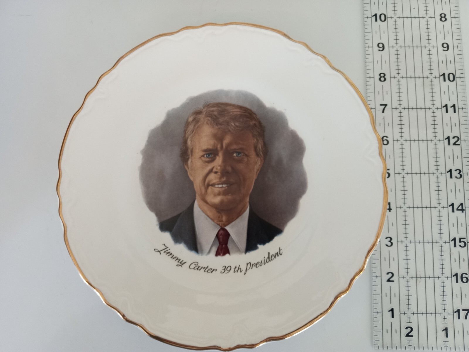 Jimmy Carter 39th President souvenir collector plate. Nice image of ...