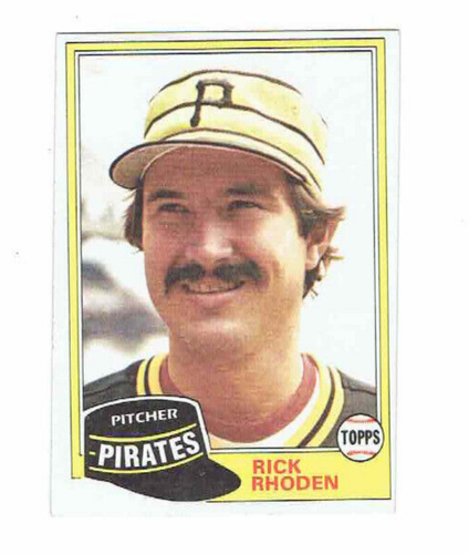 Rick Rhoden Pittsburgh Pirates Pitcher #312 Topps 1981 #Baseball Card ...