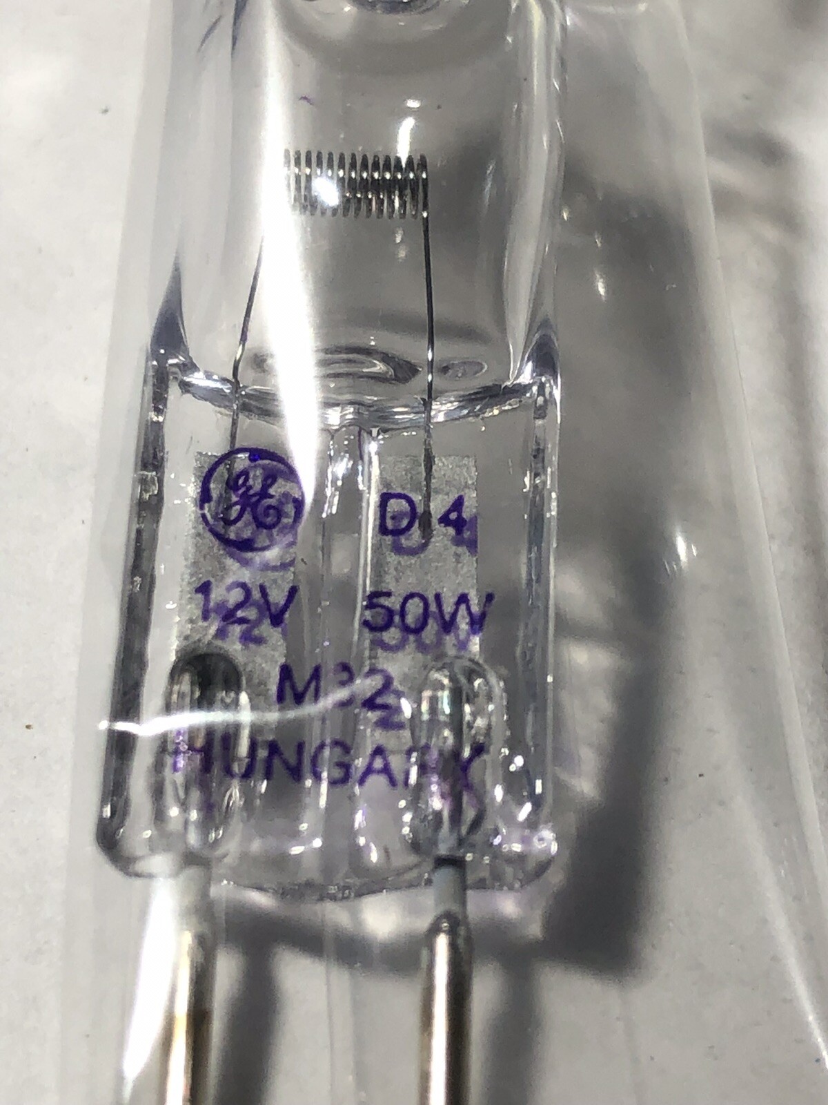 GE 50w 12v Gy6.35 Capsule Halogen Bulb M32 34702 for sale online | eBay
