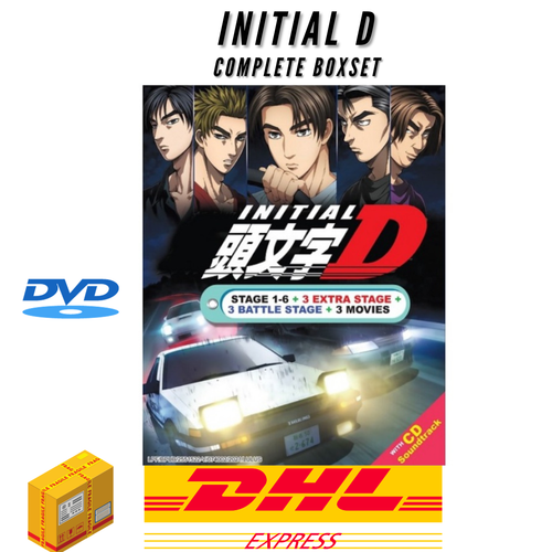 Initial D Complete Extra Stage Anime DVD English Version and Subtitle ...