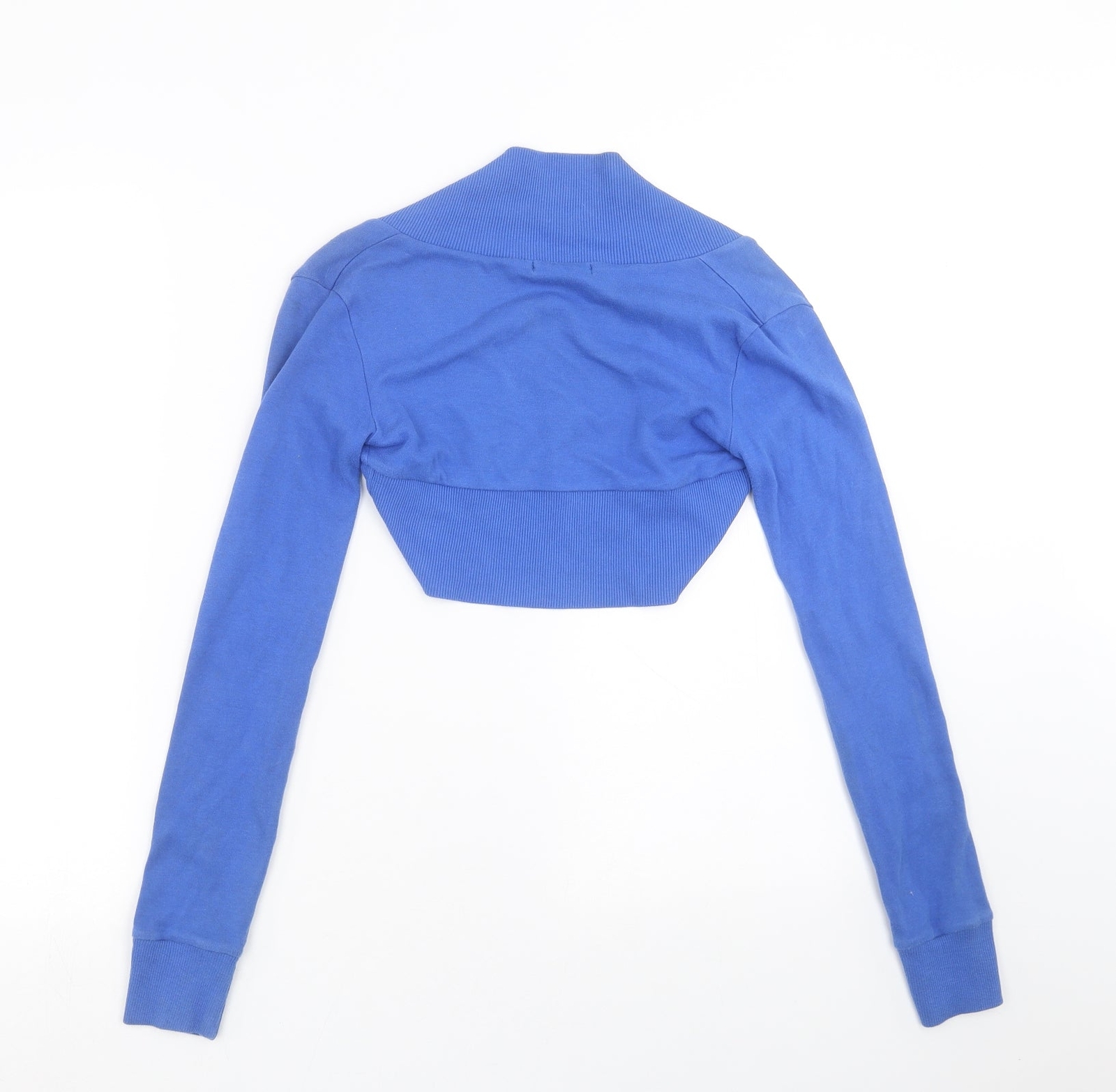 Select Womens Blue V-Neck Cotton Blend Shrug Size S | eBay UK
