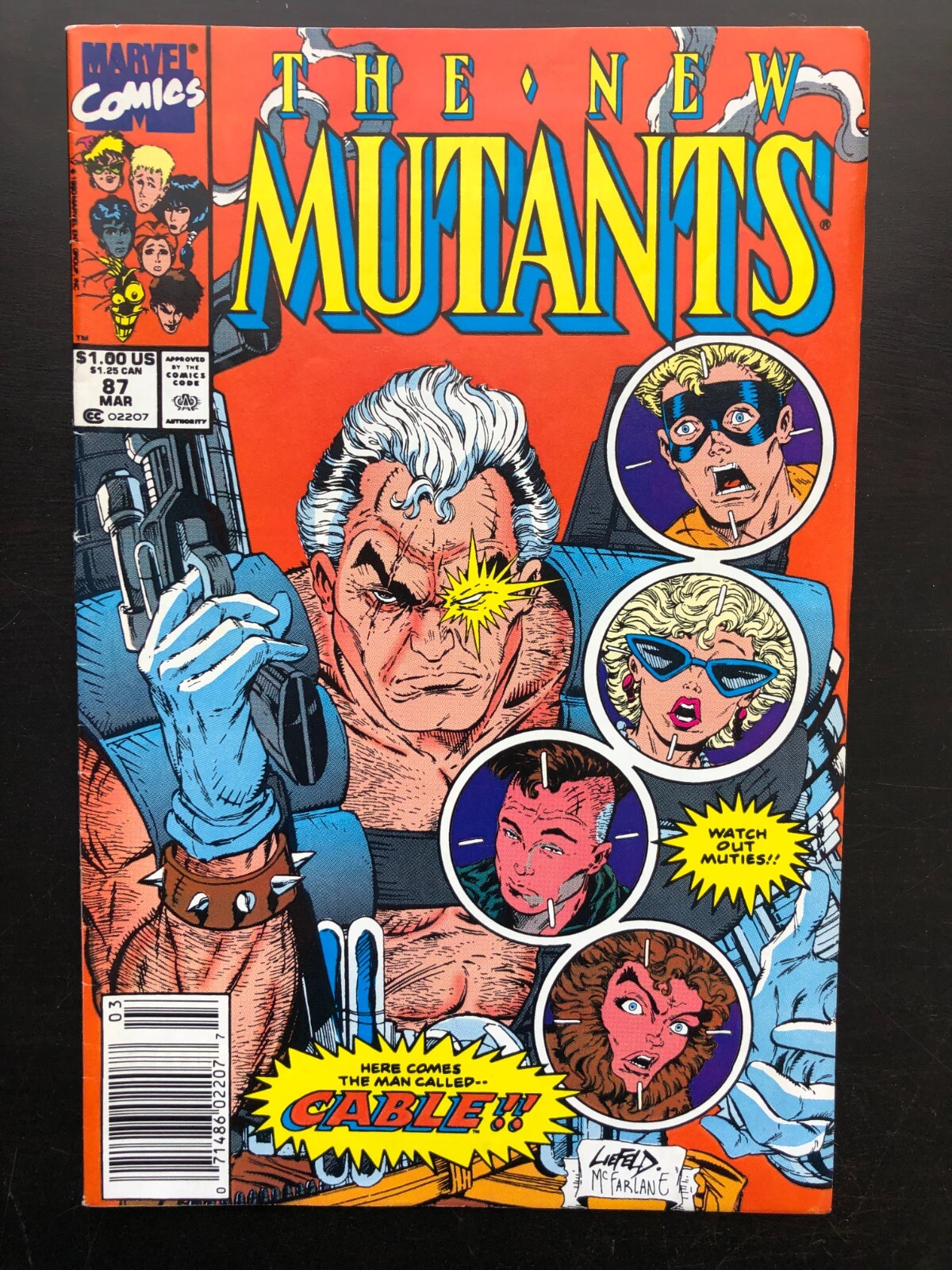 New Mutant (1983) #87 1st Print & Appearance of Cable By Simonson & Rob ...