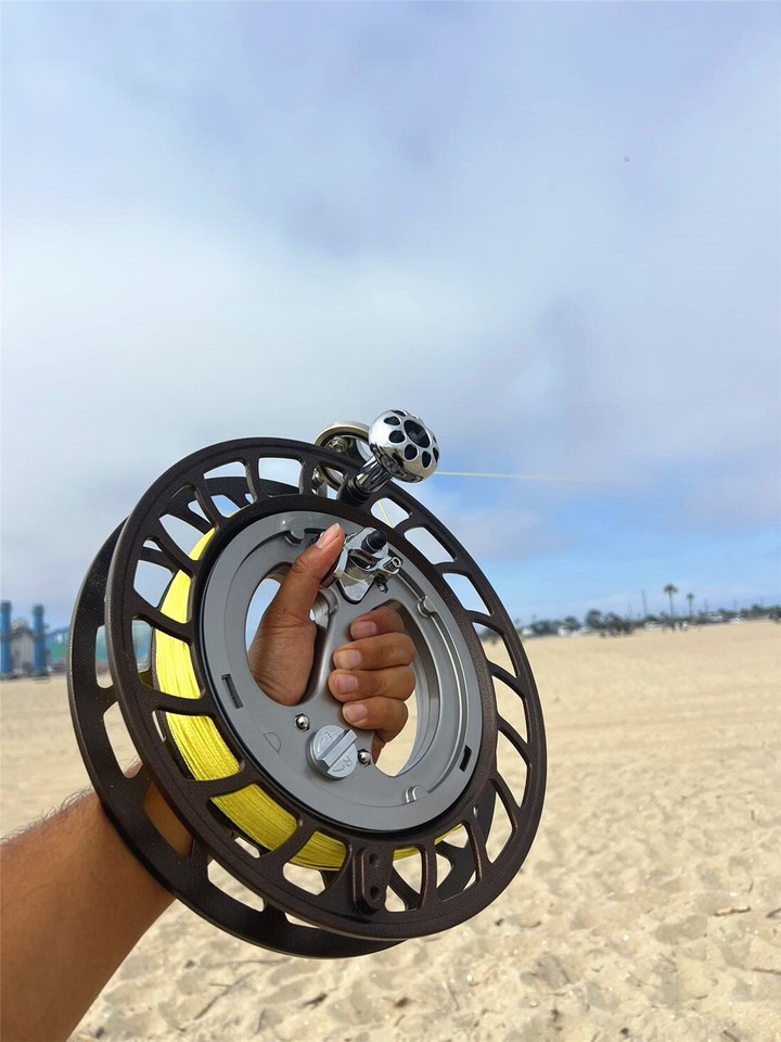 11" Large Kite Reel With Brake Ratchet Lock ABS & Metal Kite string ...