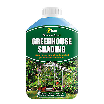 Vitax Summer Cloud Liquid Greenhouse Shading Paint 500ml Glass House ...