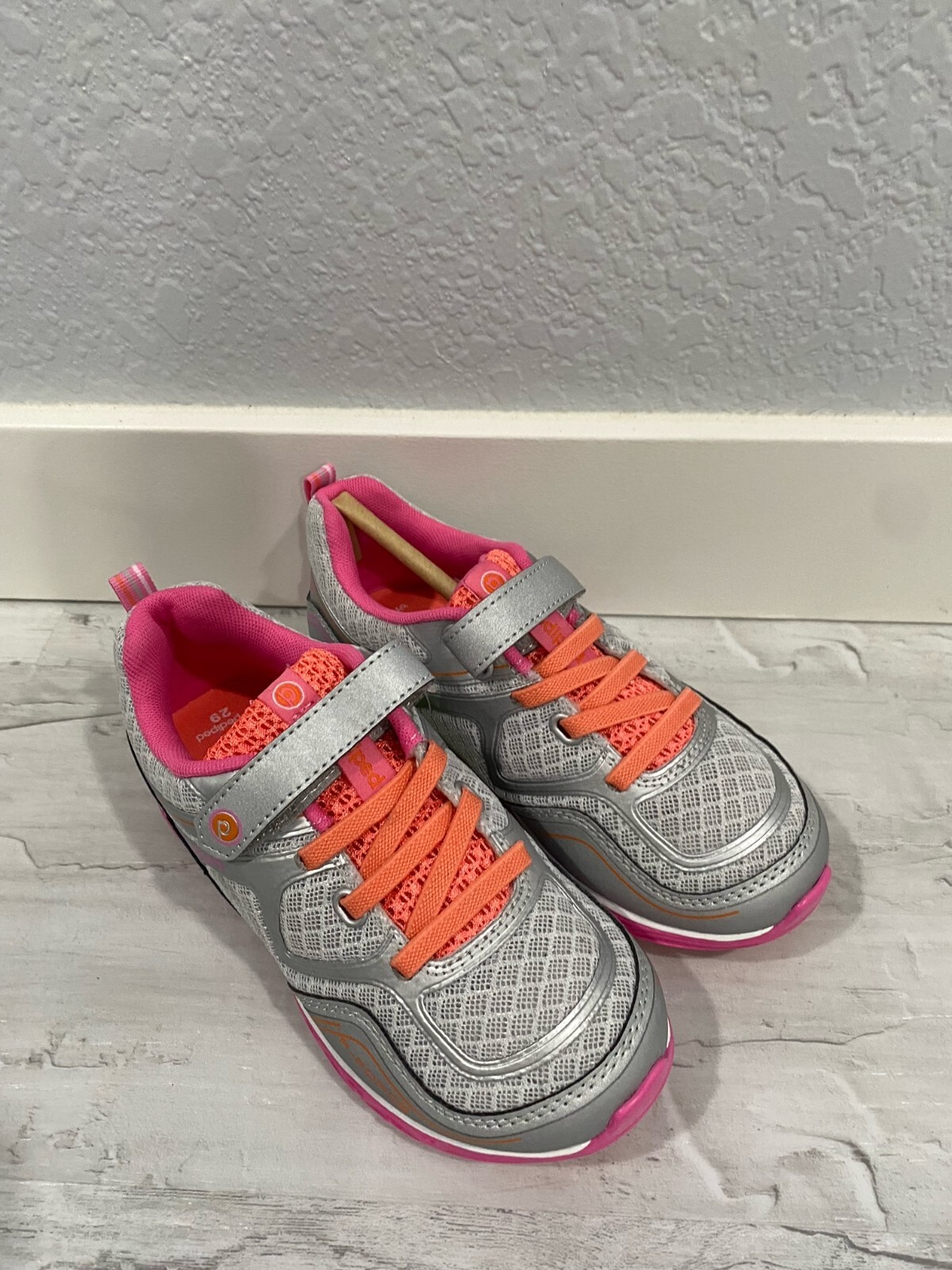 Pediped Flex - Force Silver US Sizes 8.5, 9, 12.5, 1 Youth | eBay