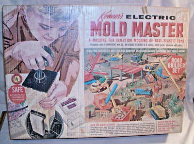 KENNER ELECTRIC MOLD MASTER CONSTRUCTION BUILDING TOY PLAY SET 1964 ...