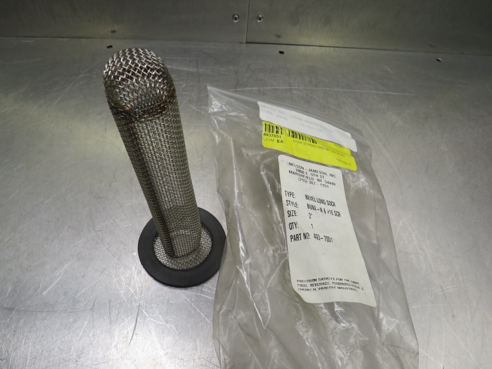 Nelson Jameson 493-7051 Sock Screen Gasket 2" Bevel | eBay