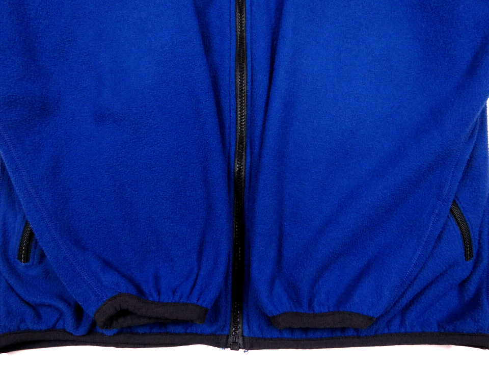 The North Face TNF Fleece Sewn Logo Dome Spell Out Blue Mens Full Zip ...