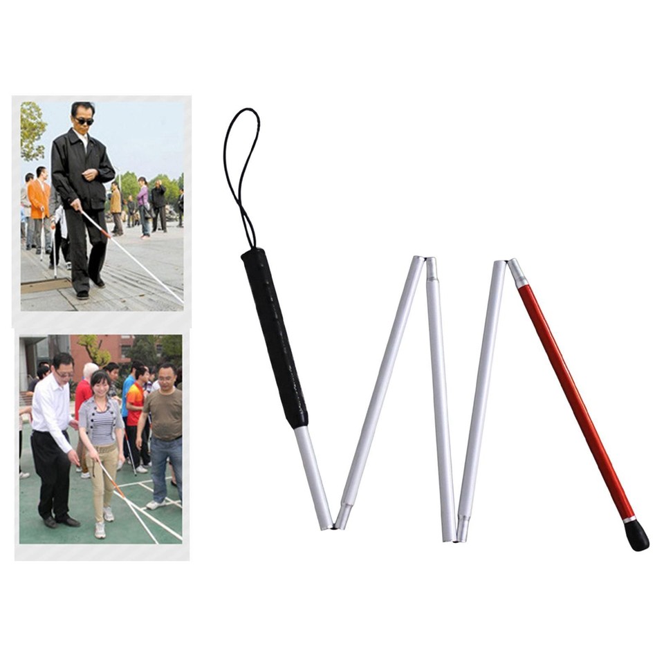 Folding Blind Cane Walker Mobility Cane Walking Cane Walker Trekking ...