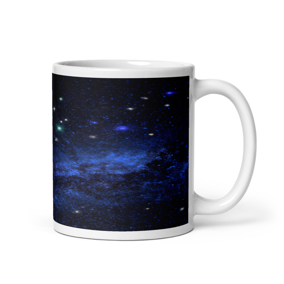 Starry Night Sky 'Happy Holidays' Constellations Ceramic 11oz Mug | eBay