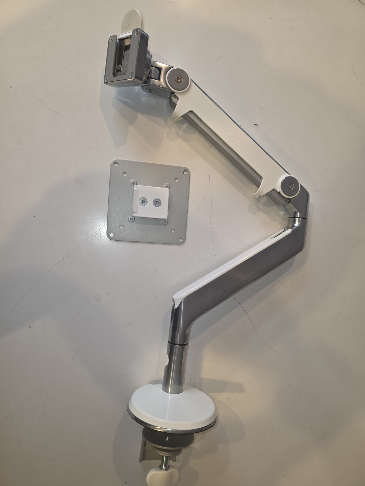 Humanscale M2 Monitor Arm, Clamp Mount, White Trim | eBay