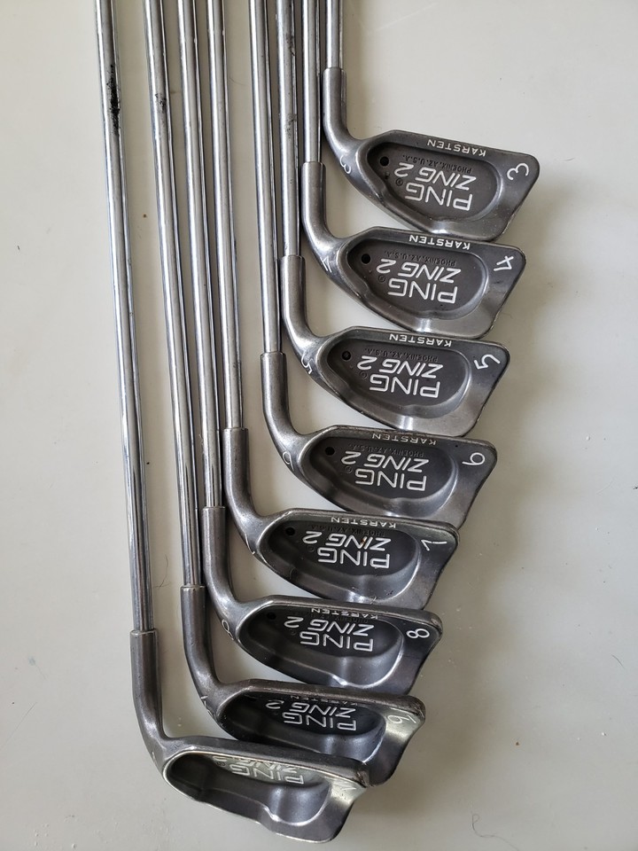 Ping Zing 2 Iron Set Black Dot 3-PW Right Handed Golf Clubs JZ | eBay