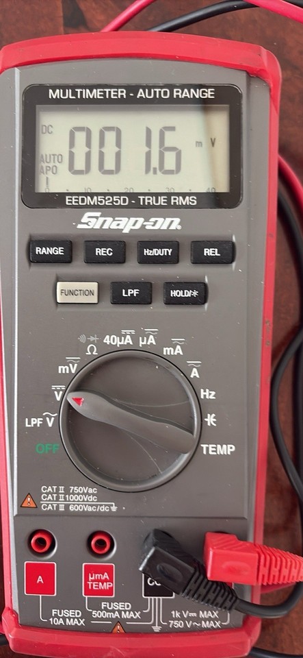 Snap-On multimeter EEDM525D true RMS | eBay