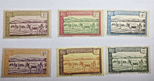 1925 Cameroon Country Motifs Stamps Set (6 Stamps) MLH | eBay