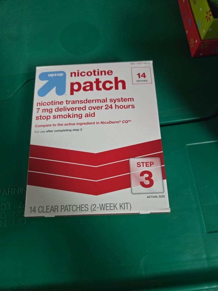 Nicotine Stop Smoking Aid 7mg over 24 hrs Clear Patches Step 3 - 14ct. 05 25 | eBay