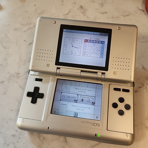 Nintendo DS Original NTR-001 Console Silver - For Parts Or Repair | eBay