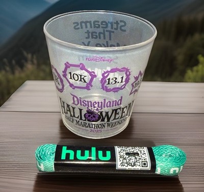 LE Dole Whip Cup & Huluween Shoe Laces (2025 runDisney Halloween Half ...