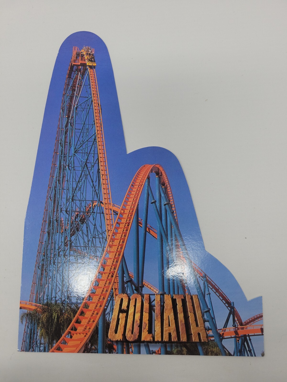 Six Flags Goliath Roller Coaster